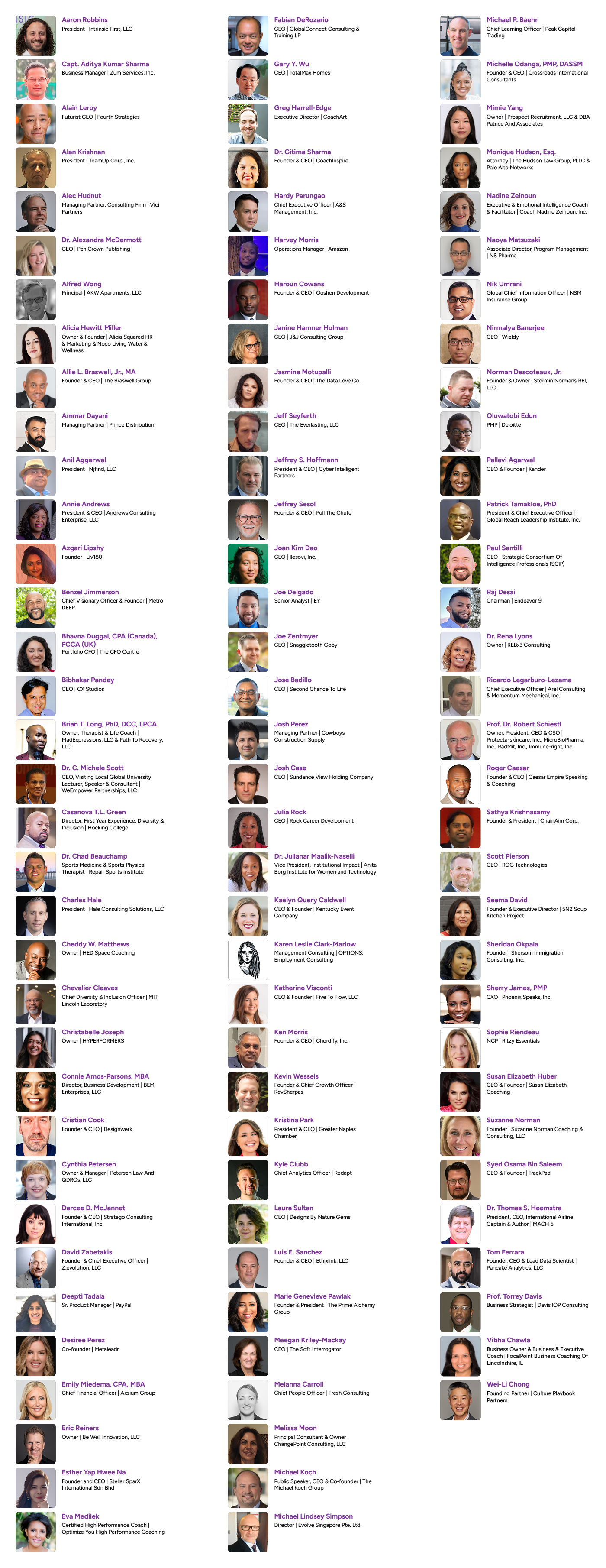 Past Awardees USA Summer 2024 | CXO 2.0 Conference